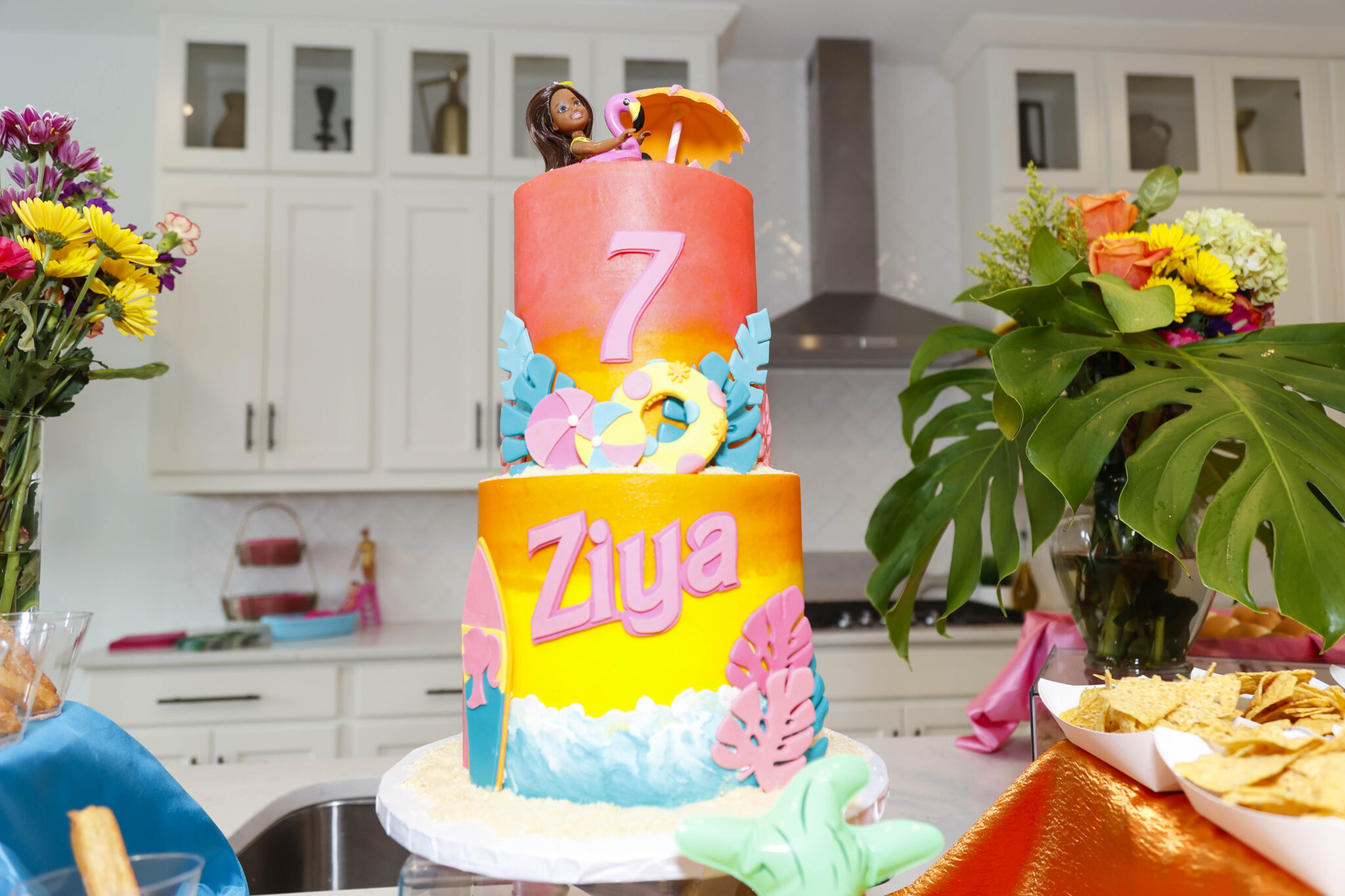 EPIC Malibu Barbie Birthday Party - ravenelysetv.com